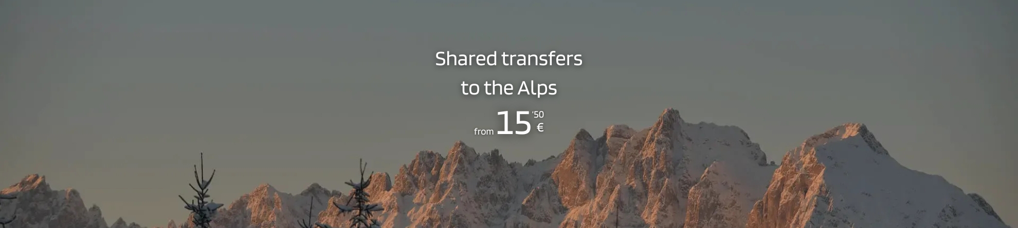 Alps ski resorts transfers: fast, economical & safe